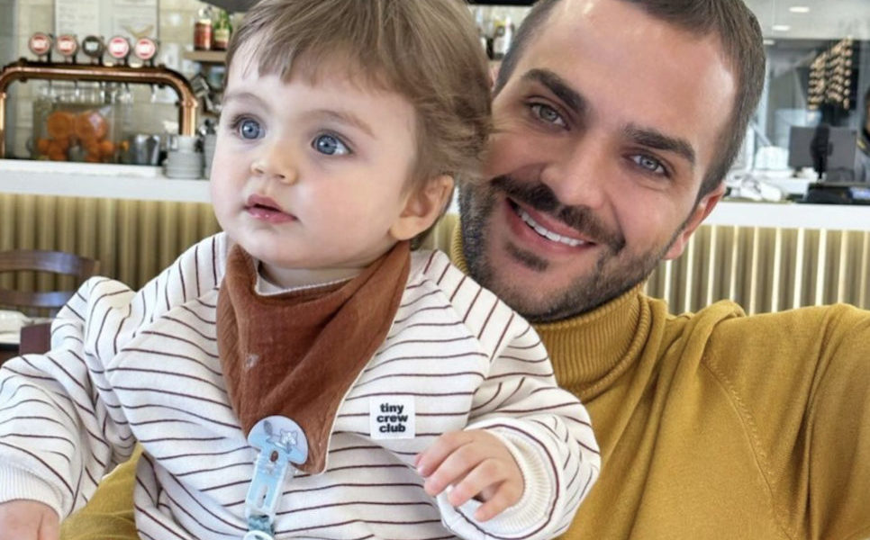 Após polémica, Rúben da Cruz mostra-se feliz com o filho