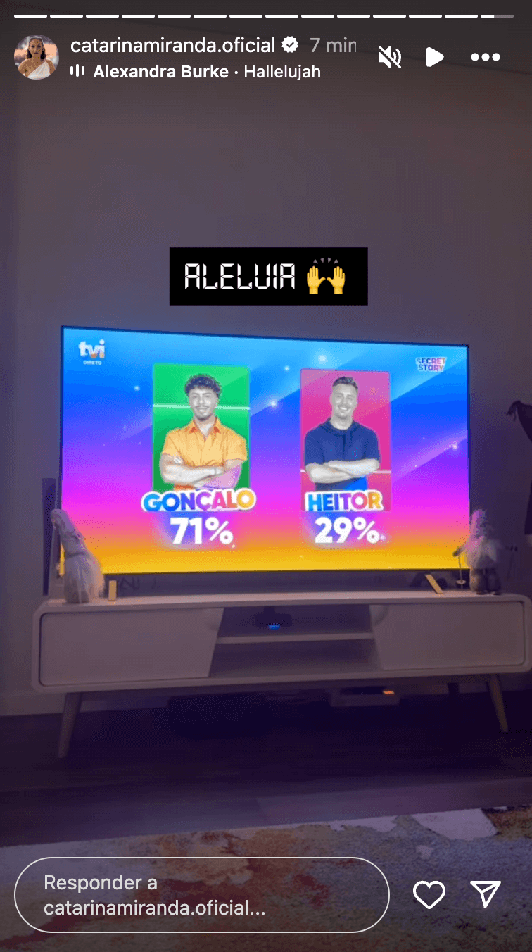 Catarina Miranda celebra expulsão de Heitor Nunes